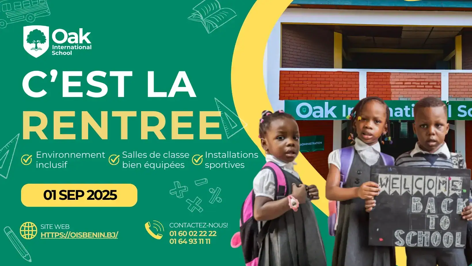 OIS Bénin – Rentrée 2025 : Une Année d’Excellence - Oak International ...